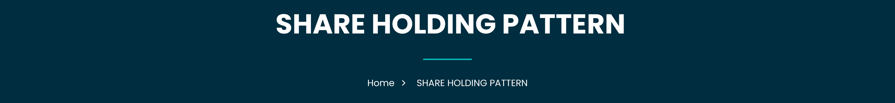 share holding pattern